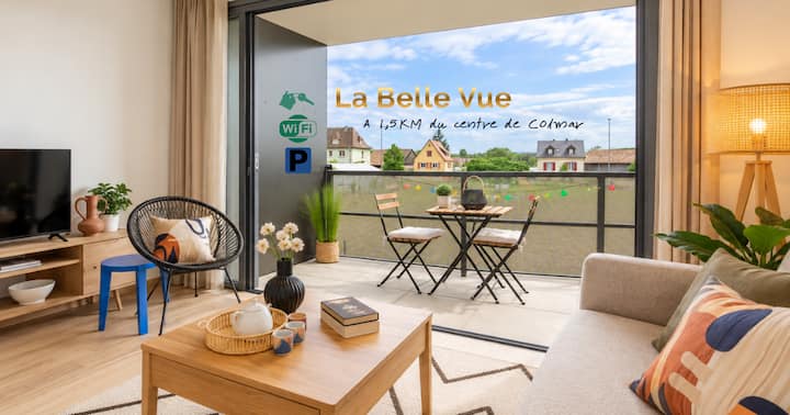 La Belle Vue - Balcony - Parking & Escape - Eguisheim