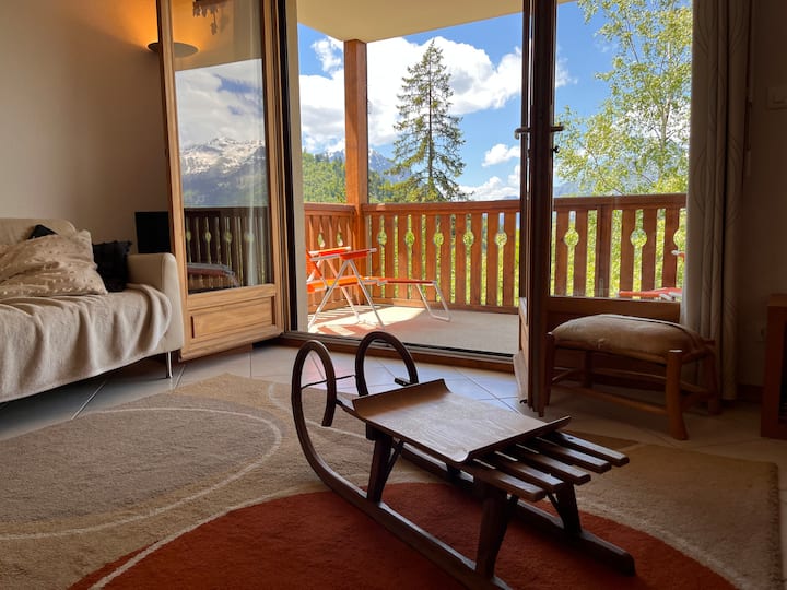 Appt Spacieux Avec Une Vue Imprenable-max 8 Pers - Oz-en-Oisans