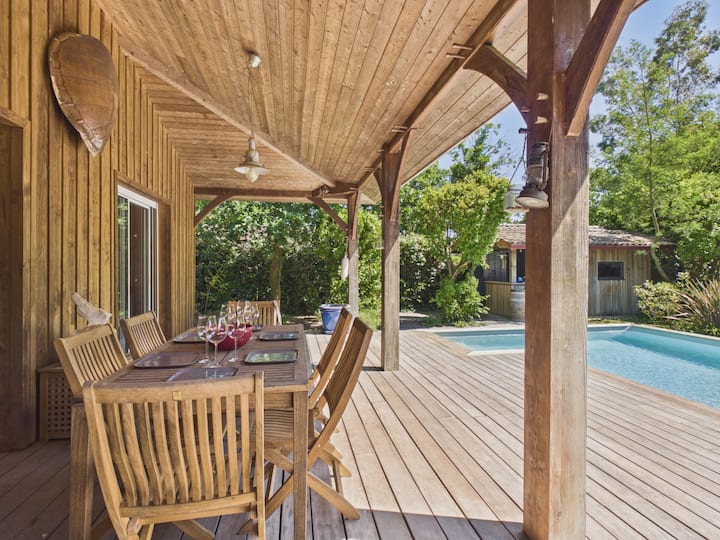 Piscine Et Sérénité - Maison Pour 8 Personnes - Audenge