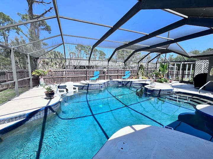 Beachy Home W/luxury Pool & Lanai - Adult Only - Port Charlotte, FL