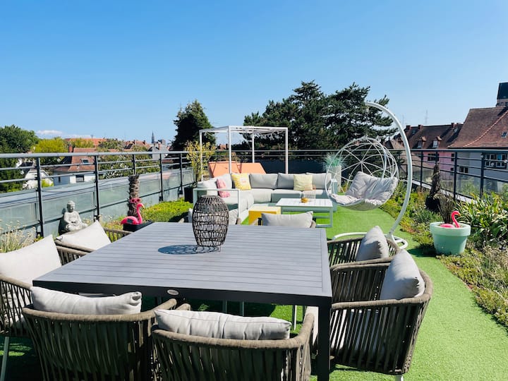 Superbe Attique En Duplex, Grande Terrasse - Straatsburg