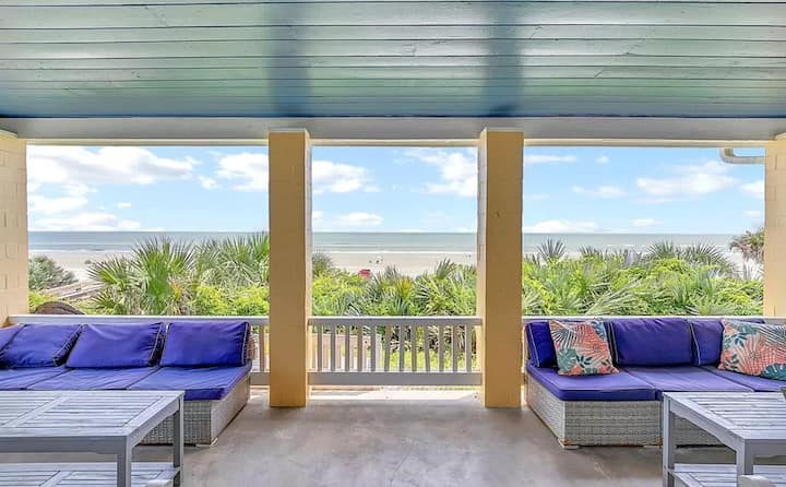 Gorgeous 4bd Home Directly On Beach Bsv New Smyrna - New Smyrna Beach, FL