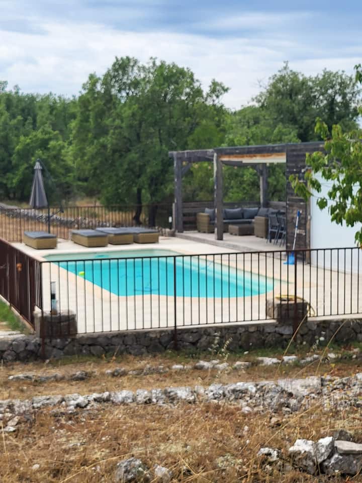 Appart 4 Pers Maison Calme Absolu Piscine - Peymeinade