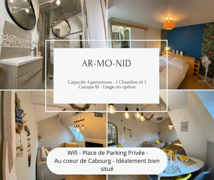 Ar-mo-nid • Hypercentre • Parking Privé • 4 Pers - Cabourg