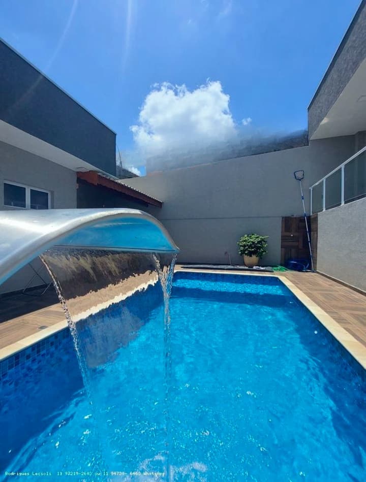 Casa De Hóspedes Atibaia 2 Suítes Piscina Climatiz - Atibaia
