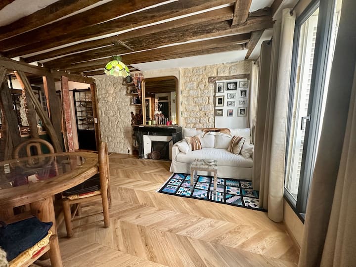 Cosy Appartement 1 Room & 1 Sofabed 4 People A/c - Parijs