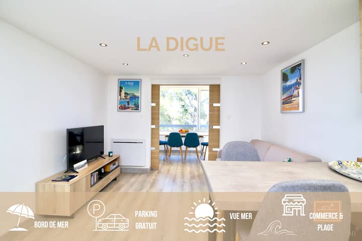 La Digue, Vue Mer Et Piscine - Saint-Mandrier-sur-Mer
