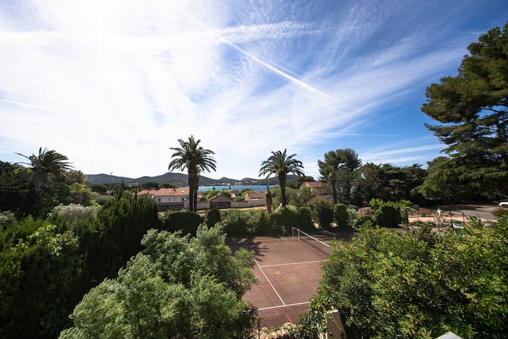 Armence - Maison Vue Mer & Terrain De Tennis - Saint-Cyr-sur-Mer