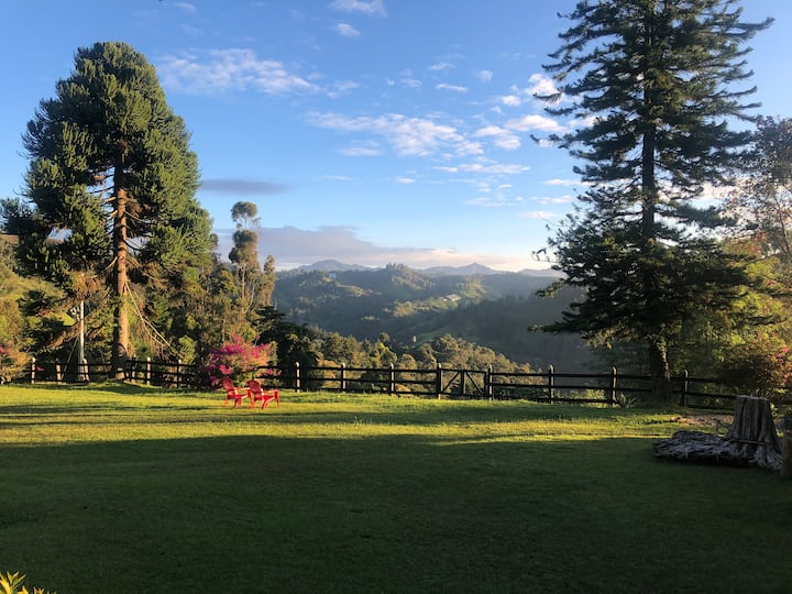 Cabaña Acogedora De Montaña Con Perros Amigables - La Ceja