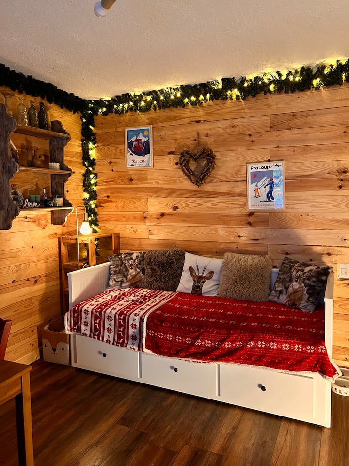 Praloup 1600 Appart/chalet Cosy 4 Personnes - Pra-Loup