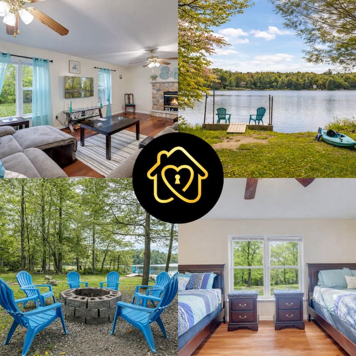 Lakefront/kayak/ Firepit/pets/ Gameroom - Mount Pocono, PA