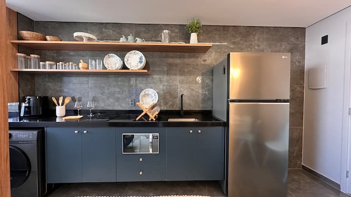 Apartamento Novo Cama Queen Com Vaga E Tv 65” - Ipiranga