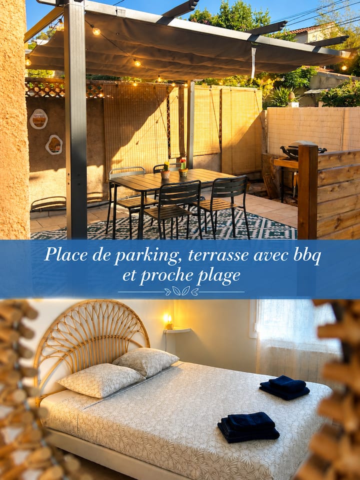 Bas-de-villa Cosy à 200m De La Plage De Fabregas - La Seyne-sur-Mer