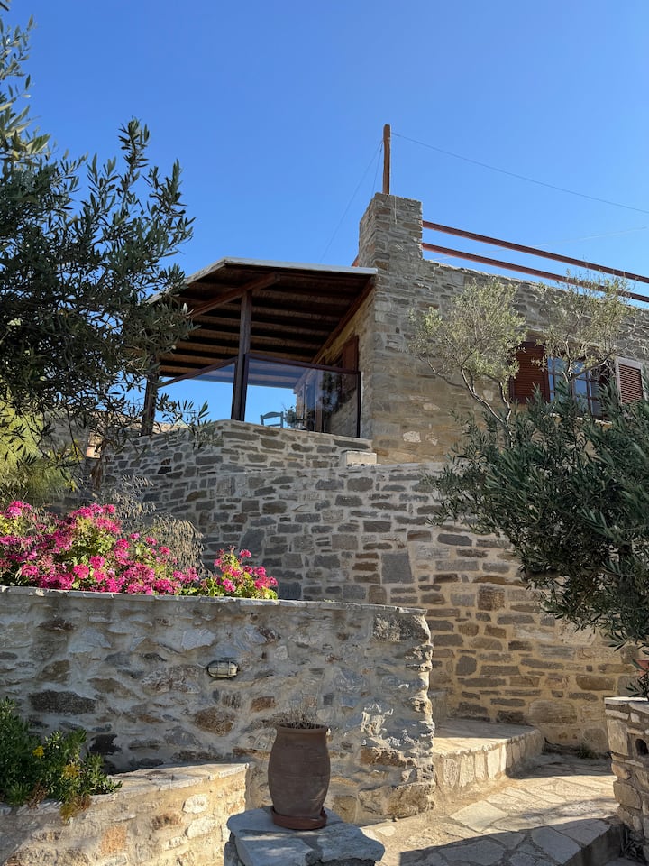 Traditional Stone House With Charm And Sea Views - Paros
