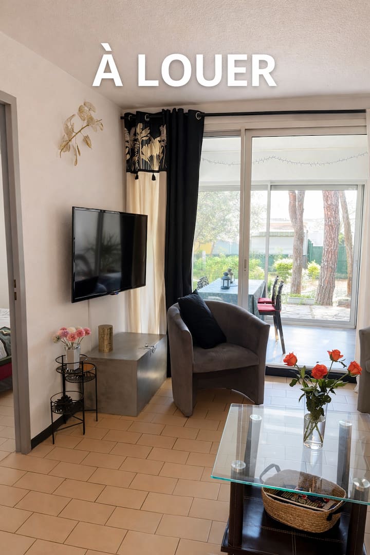 L’oasis Des Pins Proche Village Naturiste&tennis - Agde