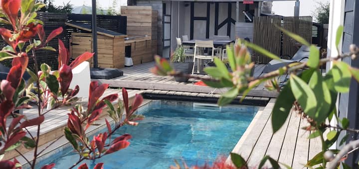 Maison 8/10 Pers, Piscine, 900m Plage, 500m Bourg. - Saint-Gildas-de-Rhuys
