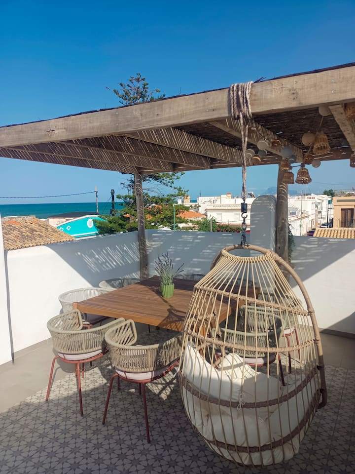 Casa Griega Vistas Al Mar - Oliva