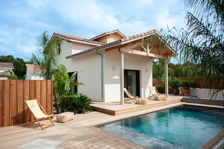 Villa 4 Chambres Avec Piscine - Moliets-et-Maa