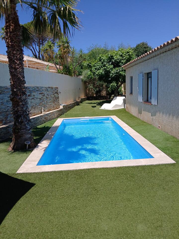 Maison Individuelle Au Calme Avec Piscine - Cogolin