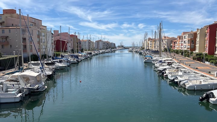 La Cabane Du Pêcheur - Cap D’agde- Vue Port - Agde