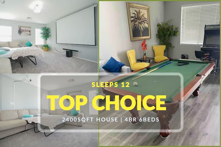 Free Bottle Of Wine/2400sqft/house/4bedrooms/6beds - North Las Vegas, NV