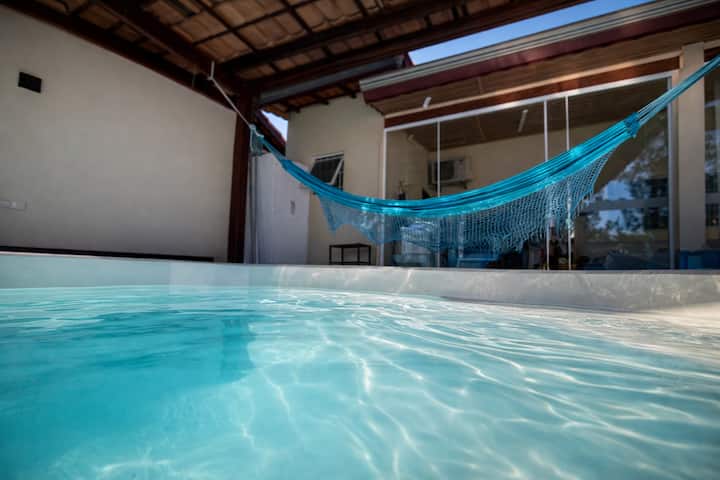 House With Heated Seafront Pool. - Ilha Comprida