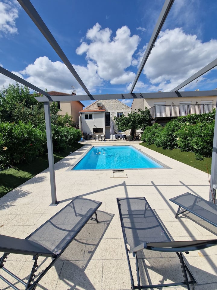 Agréable Maison - Piscine - Agen
