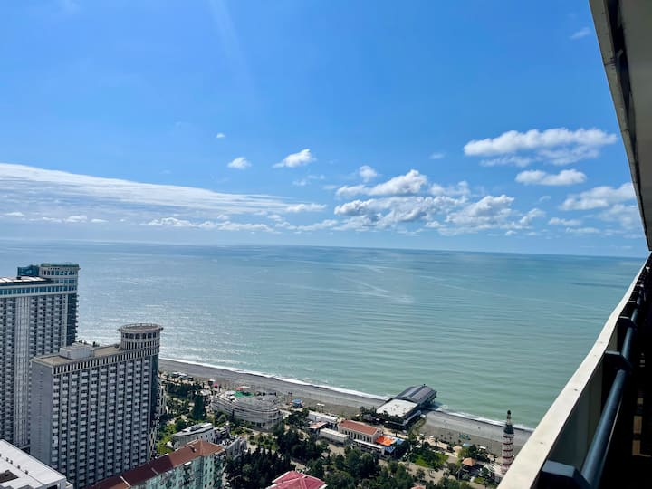 •4265• Sea View 1+1 Apartments •Orbi City• - Batum