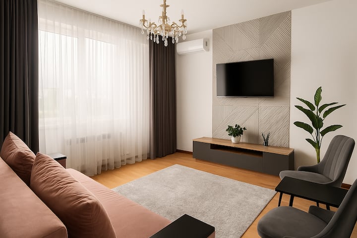 Современная квартира в центре с видом на горы - Kazakhstan