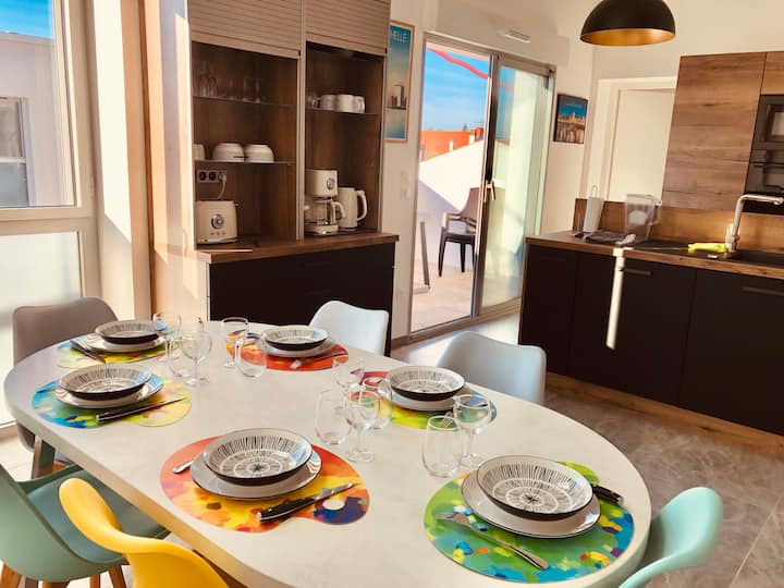 Superbe Duplex 4* Park Privé  8min Centre Lr 4/6 P - La Rochelle