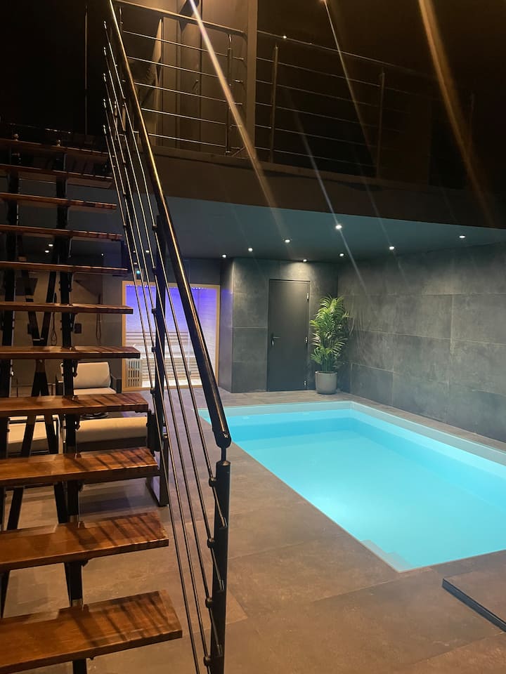 Spa Privatif Avec Accès Piscine - Armentières