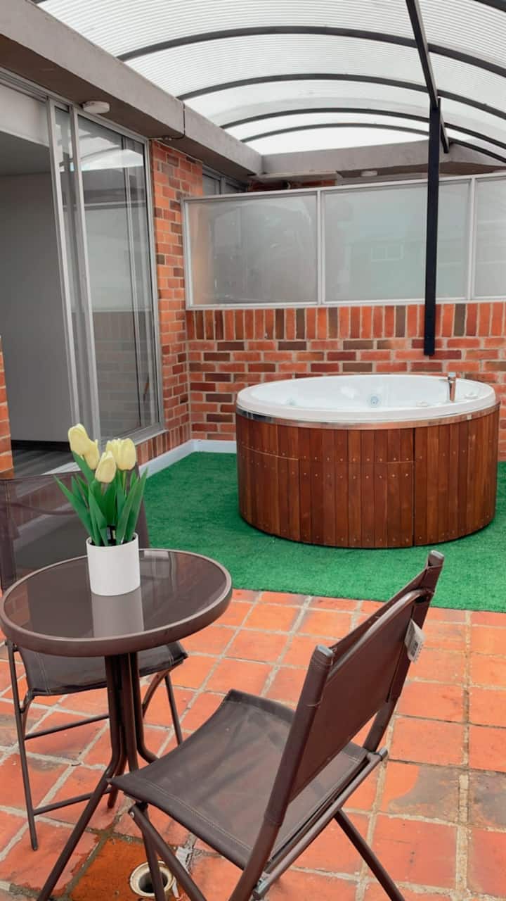 Penthouse Con Jacuzzi Y Terraza 1 - Bogotá