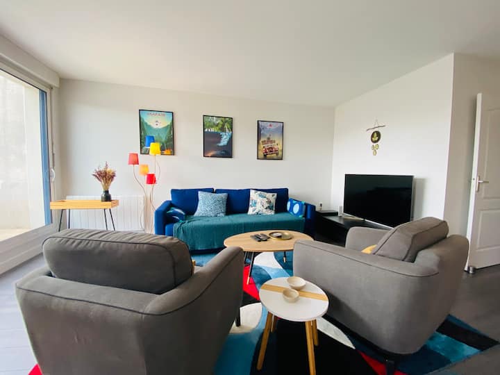 Casa Mafate : Premium Avec Balcon & Parking Privé - Angers