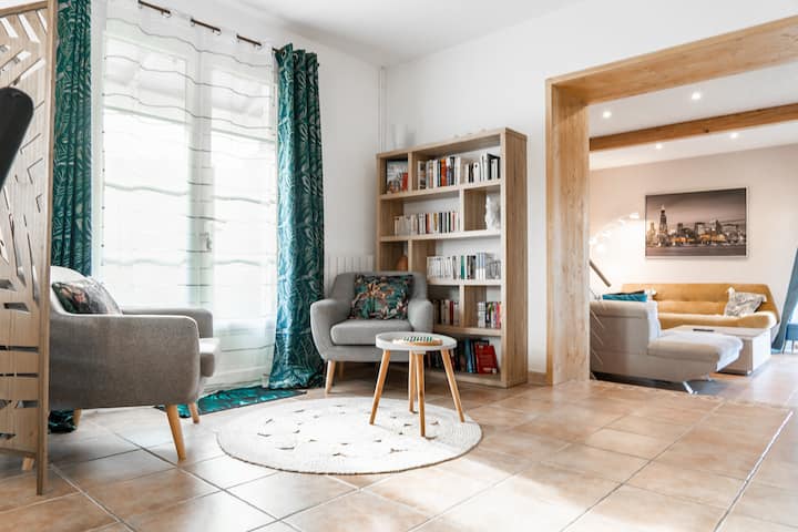 Villa Saint Jean 4*/piscine/clim/parking/canal - Carcassonne