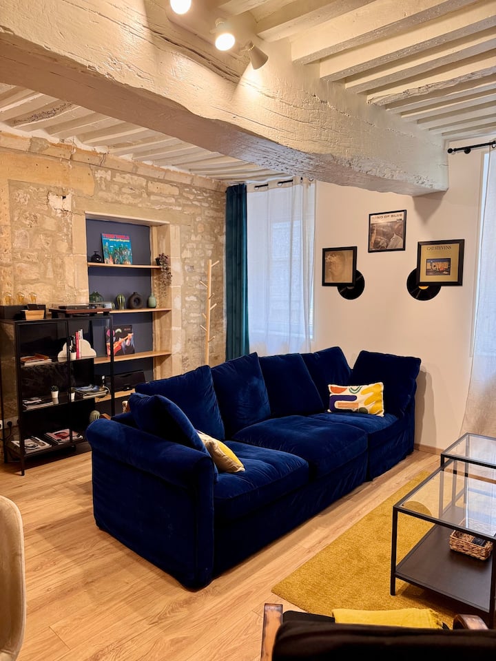 Le Vincent T2 Cosy Piéton Place St-sauveur à 1min - Caen
