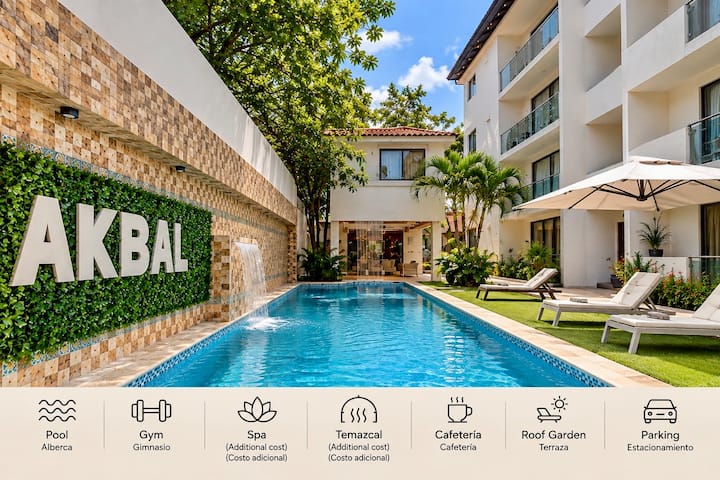 Akbal 101 | Pool, Spa, Temazcal, And Gym - Cancún