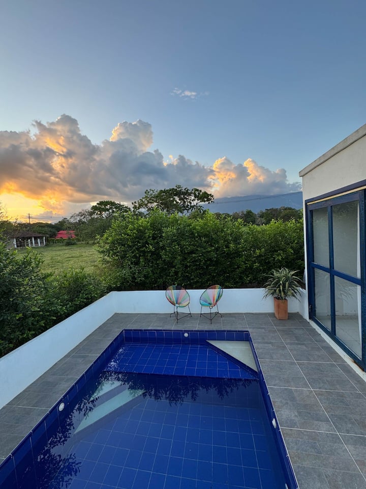 Villa Egeo Iv Con Piscina Privada Cerca De Villavo - Restrepo