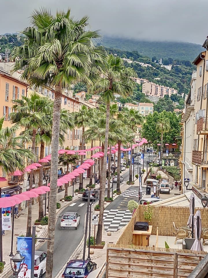 Hyper Centre - Balcon Et Climatisation - Grasse