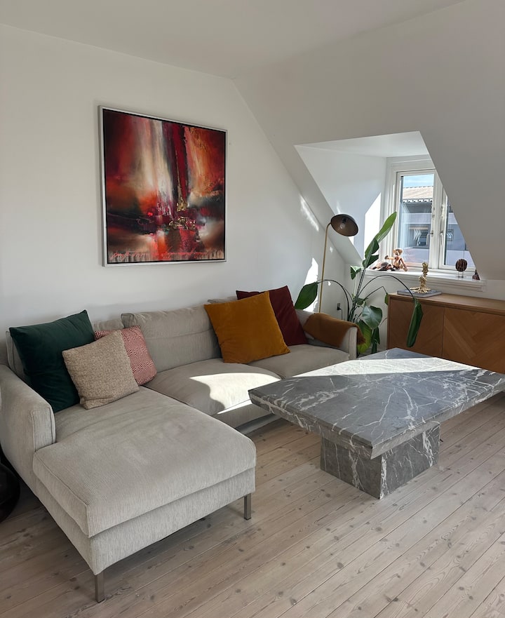 Beautiful Top Floor Appartment With Balcony - Copenhagen