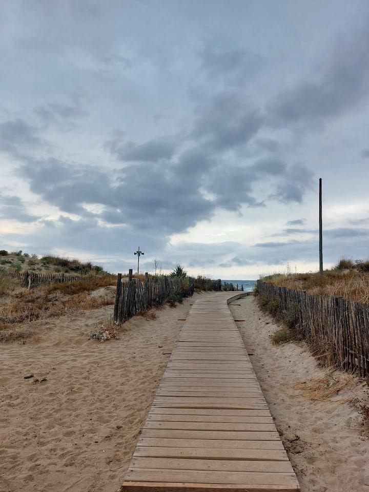 Rez De Jardin à 150m De La Plage Robinson - Marseillan