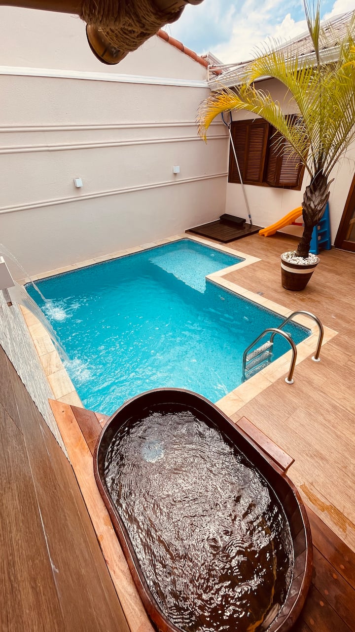 Casa Com Piscina Aquecida 35° Wi-fi Conforto Total - Itapetininga