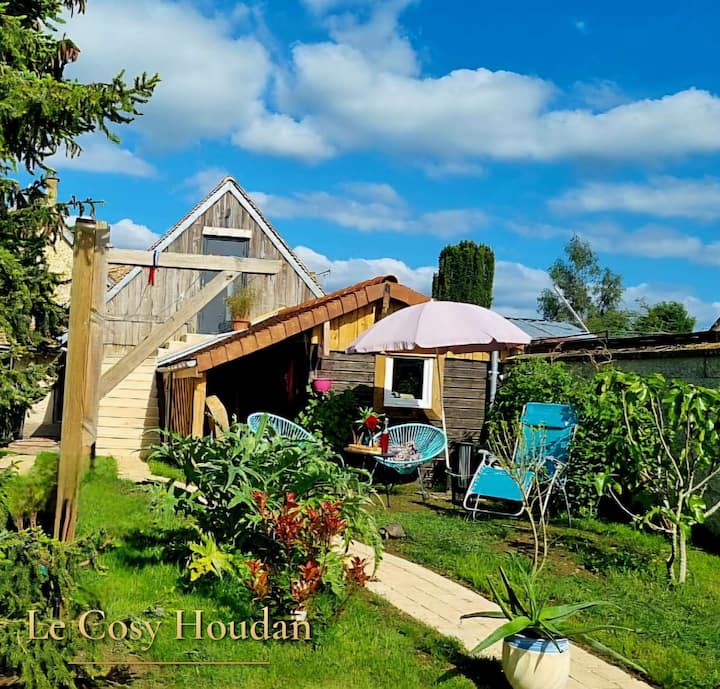 Maisonnette En Lisière Houdan · Jardin · Petit-déj - Houdan