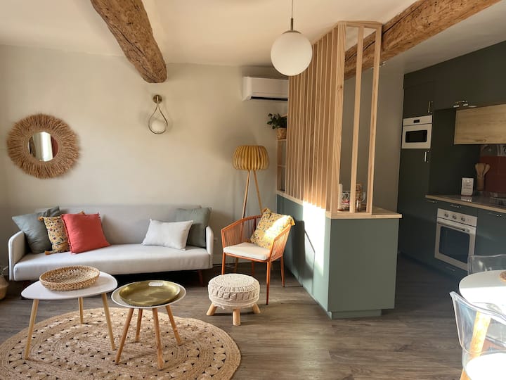 Lou Solèu: Appart Cosy Centre Historique - L'Isle-sur-la-Sorgue