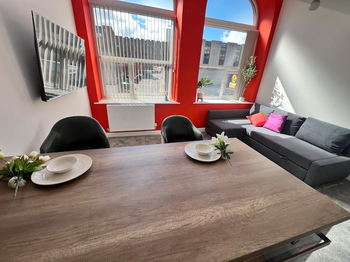 Flat 1 - Luxury Bolton City Centre Apartments - Bolton