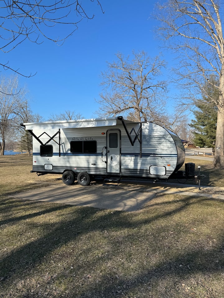 Camper On The Mississippi River - La Crosse, WI