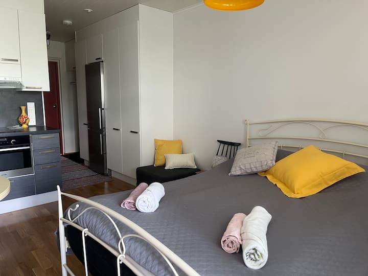 Airconditioned, Beautiful Studio With Balcony - Joensuu
