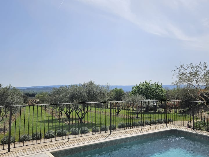 Comme Un Dimanche, Piscine Privée, Chauffée & Vue - Gordes
