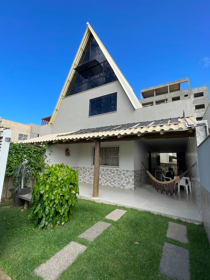 Casa Frente à Praia De Guriri Toda Mobiliada - São Mateus