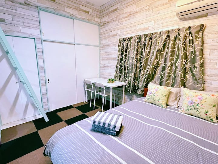 駅徒歩5分/池袋電車5分/近新宿/大床房/loft - Ikebukuro