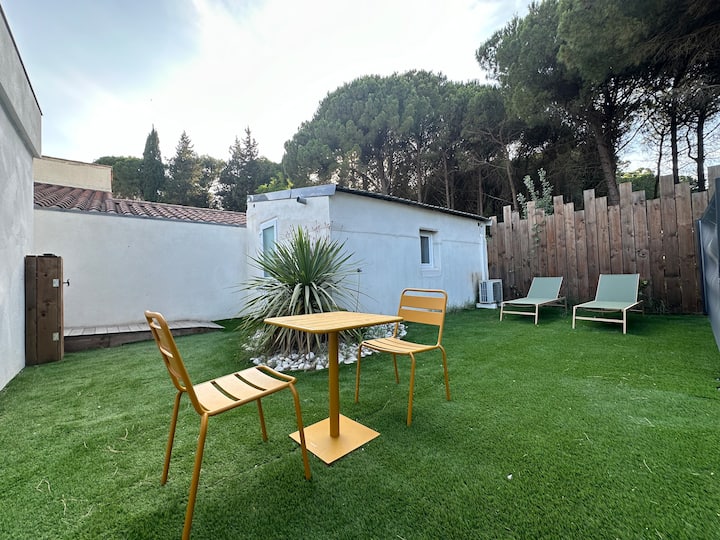 Studio Indépendant éQuipé Avec Jardin - La Grande-Motte